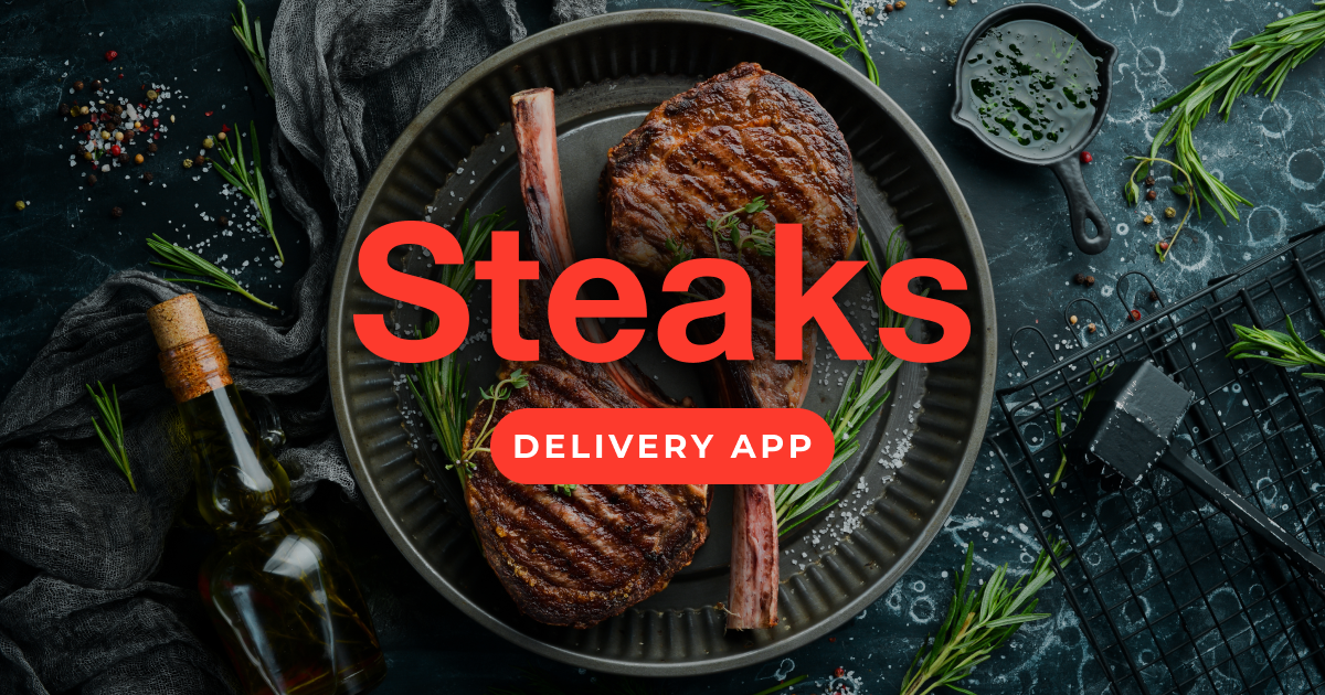 Steaks Delivery Latvia - iOS / Android piegādes aplikācija